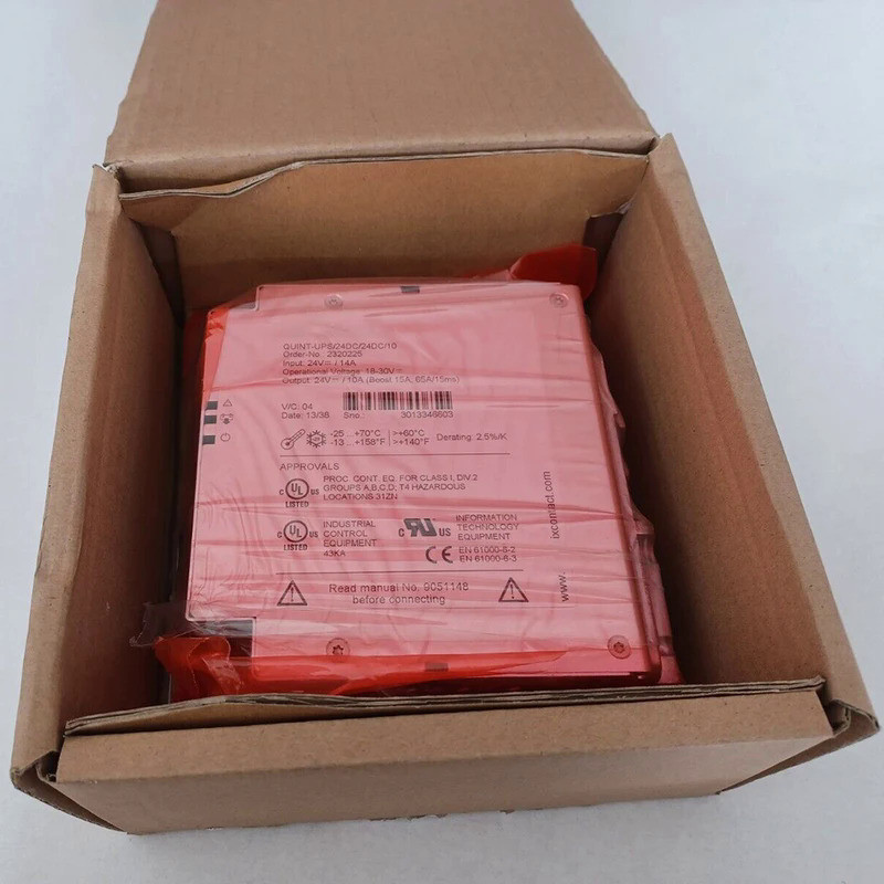 2320225 QUINT-UPS/24DC/24DC/10 QUINT DC-UPS สำหรับ Phoenix UPS 24VDC ...