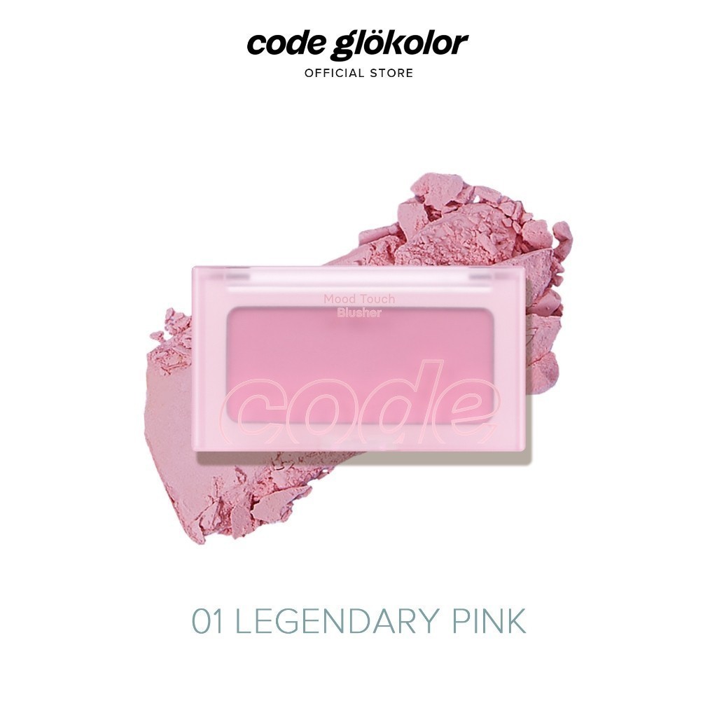 CODE GLOKOLOR Mood Touch Blusher 4g โค้ด โกลคัลเลอร์มูท ทัช บลัชเชอร์ | Shopee Thailand