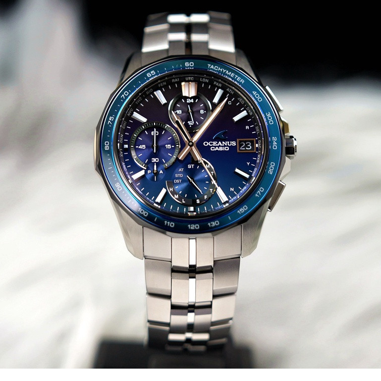 JDM WATCH ★ OCW-S7000A-2AJF Casio OCEANUS Series Poseidon Titanium Alloy Optical Power Sapphire ...