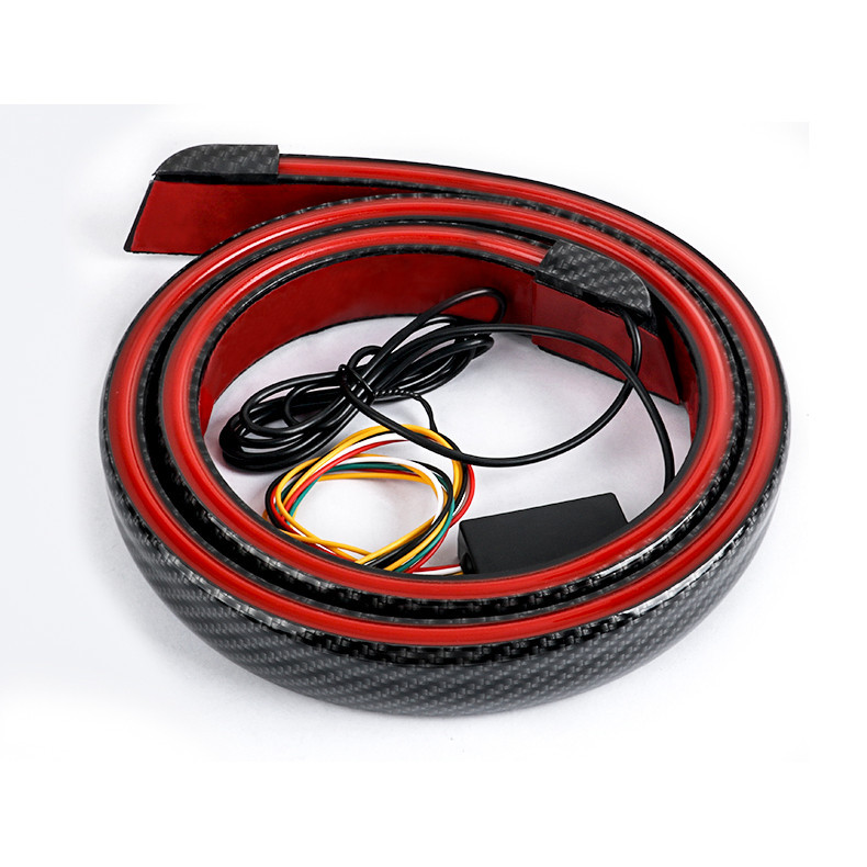Universal Trunk Spoiler Led Car Leds Strip Brake Tail Turn Light Drl ...