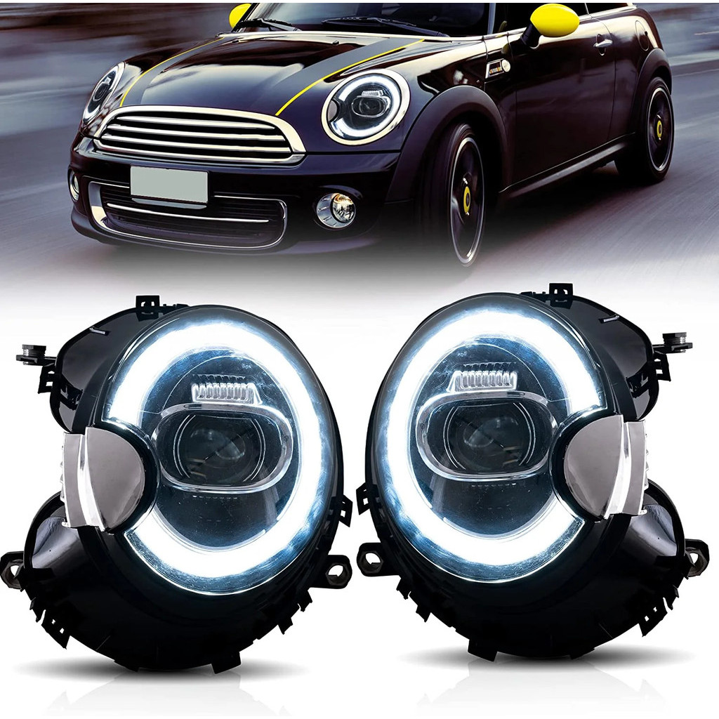 VLAND LED Headlights For Mini Cooper R55 R56 R57 R58 R59 2007-2013 w ...