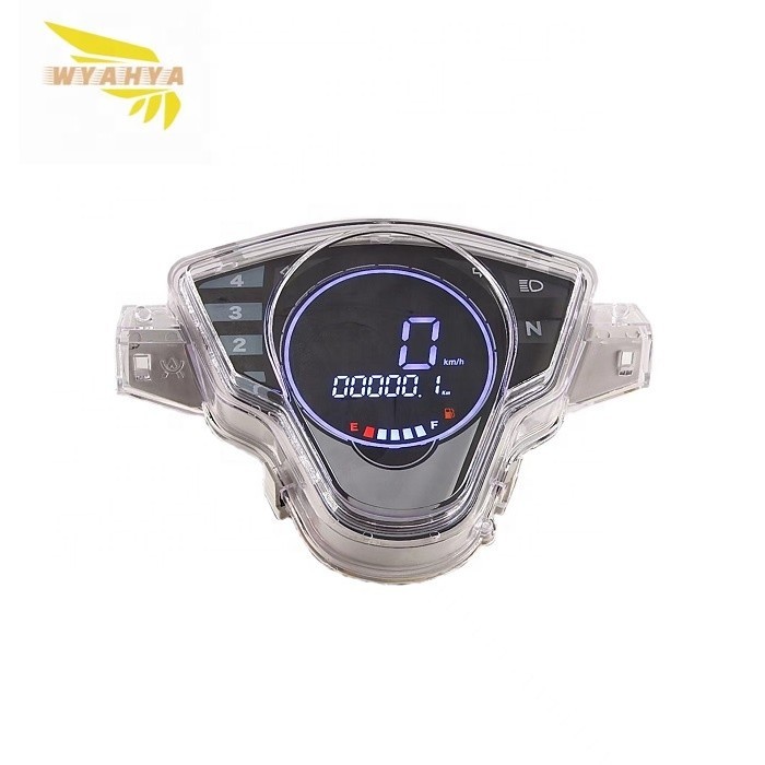 DASH WAVE 110 Motorcycle LED Speedometer Odometer Gauge Digital Display ...