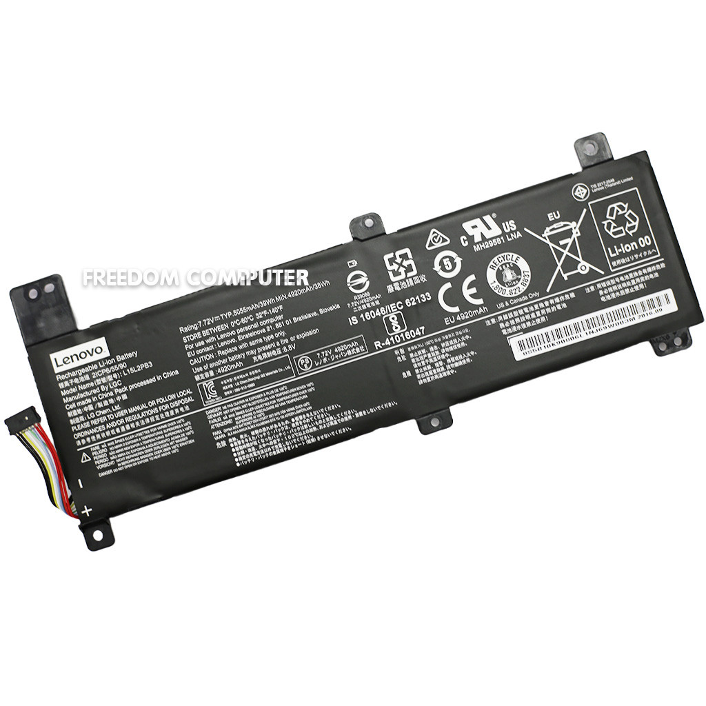แบตเตอรี่โน๊ตบุ๊ค (แท้) L15L2PB2 LENOVO xiaoxin 310-14ISK 310-14IKB ...