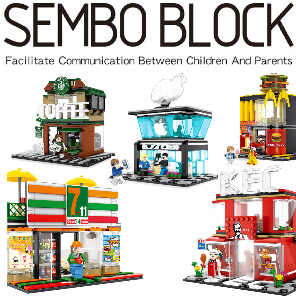 ชุดตัวต่อ SEMBO BLOCK Street Food SD601017 - SD601024 ร้านค้ามินิสตรีท ...