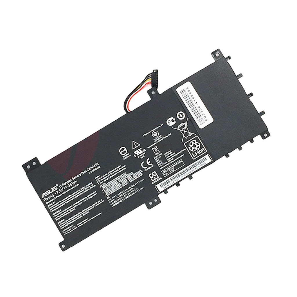 แบตเตอรี่โน๊ตบุ๊ค (แท้) C21N1335 Asus K451L V451L V451LA VivoBook S451 ...
