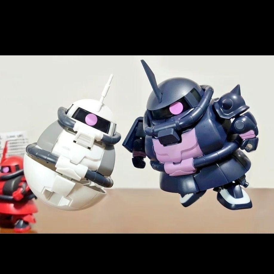 [ใหม่ของแท้] Bandai Gundamรุ่นQ shellless Twistedไข่ตะกรันGusak 02 Zaku ...
