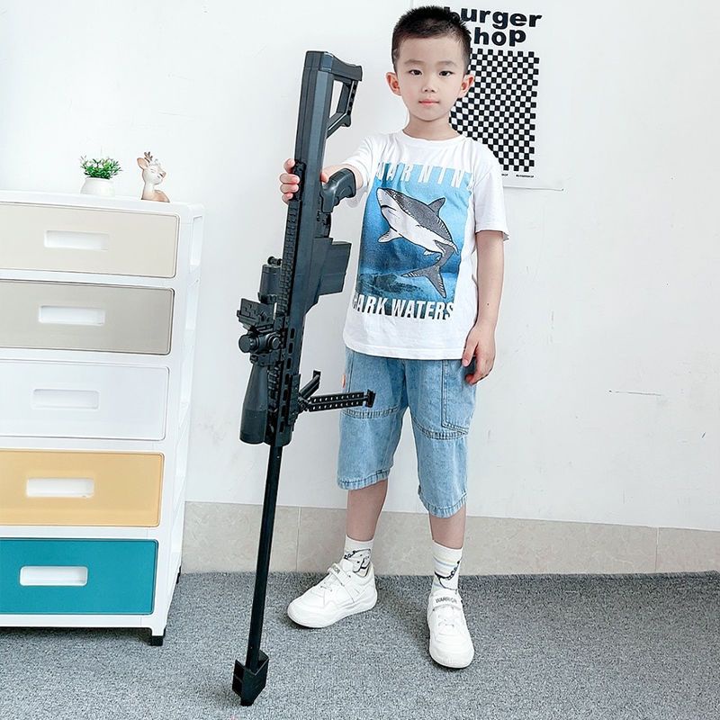 ۞120ซม.Barrett M24ปืนของเล่น,ความแม่นยำสูงจำลองปืนไรเฟิล,Ejectable ...