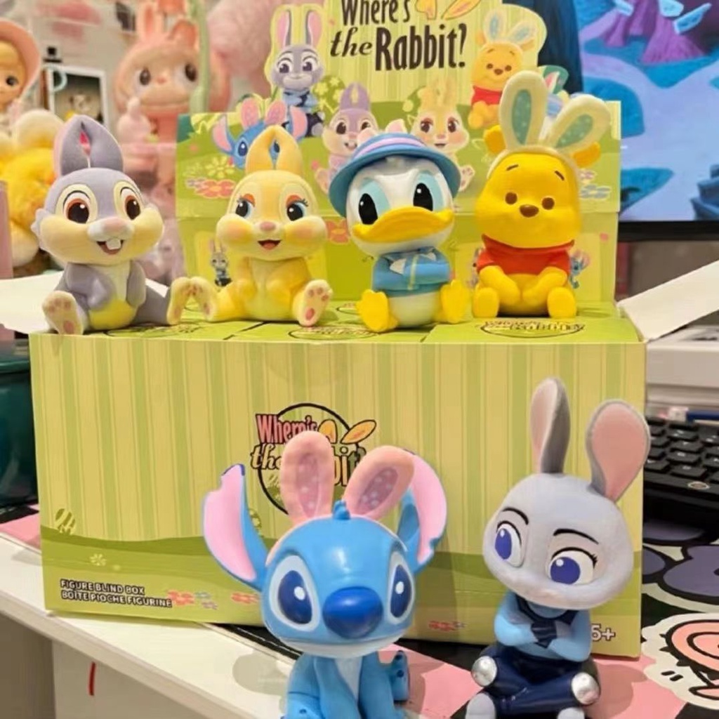 Disney Blind Box Where s Rabbit Series ของเล่นมือถือสำนักงานรถเดสก์ท็อป ...