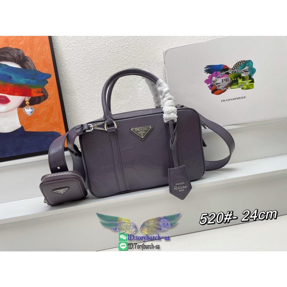 PD 1BH520 tiny weekender duffle tote mini boston shopper handbag with ...