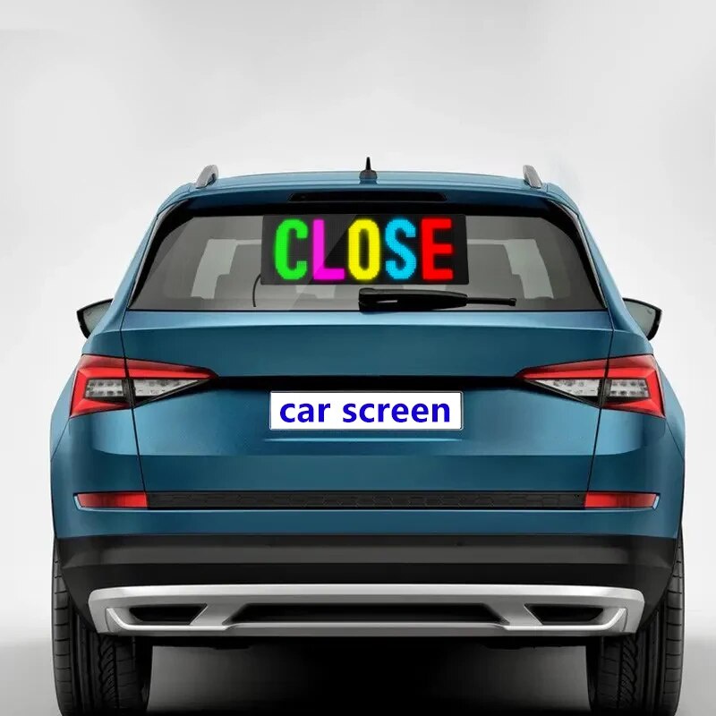 00m Soft LED Scrolling Sign RGB Light Display LED Bluetooth Flexible ...