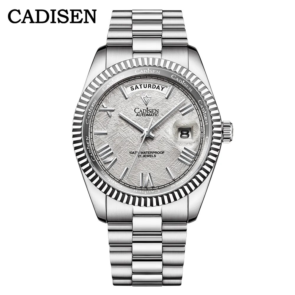 675 CADISEN Men s Watches 2022 Automatic Watch For Men Mechanical Wristwatches MIYOTA 8285 ...