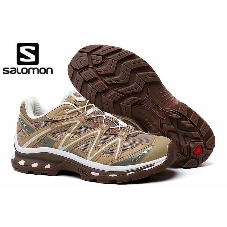 Salomon brown outdoor comfortable professional shock-absorbing hiking ...