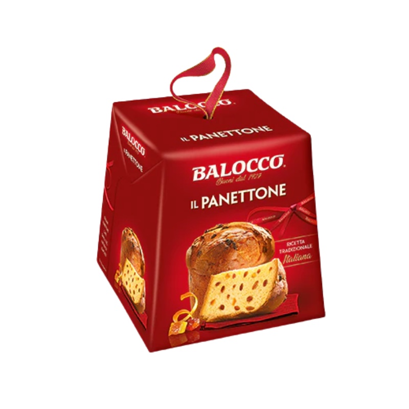 บาลอคโค่ ขนมปัง ปาเน็ตโทน 100 กรัม - Panettone 100g Balocco brand ...