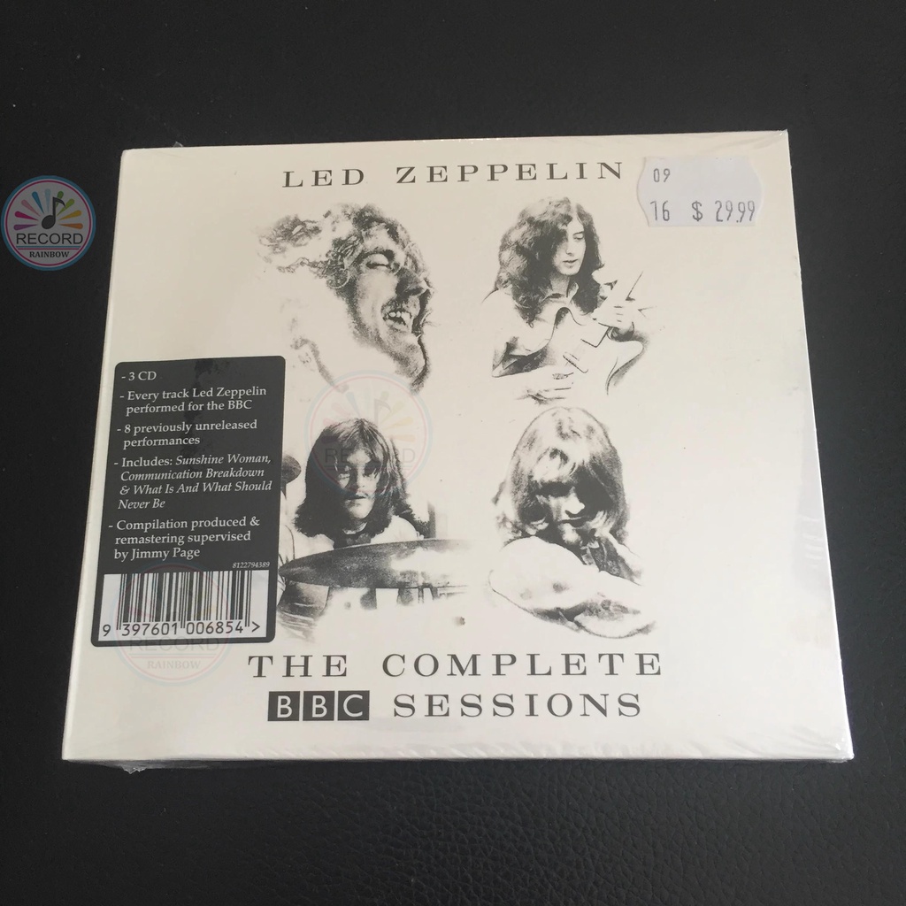 อัลบั้มบันทึกเสียง Led Zeppelin The Complete BBC Sessions 3CD 2016 ...