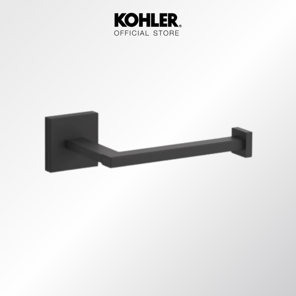 KOHLER Square toilet tissue holder ที่ใส่กระดาษทิชชู่ รุ่นสแควร์ สีดำ ...