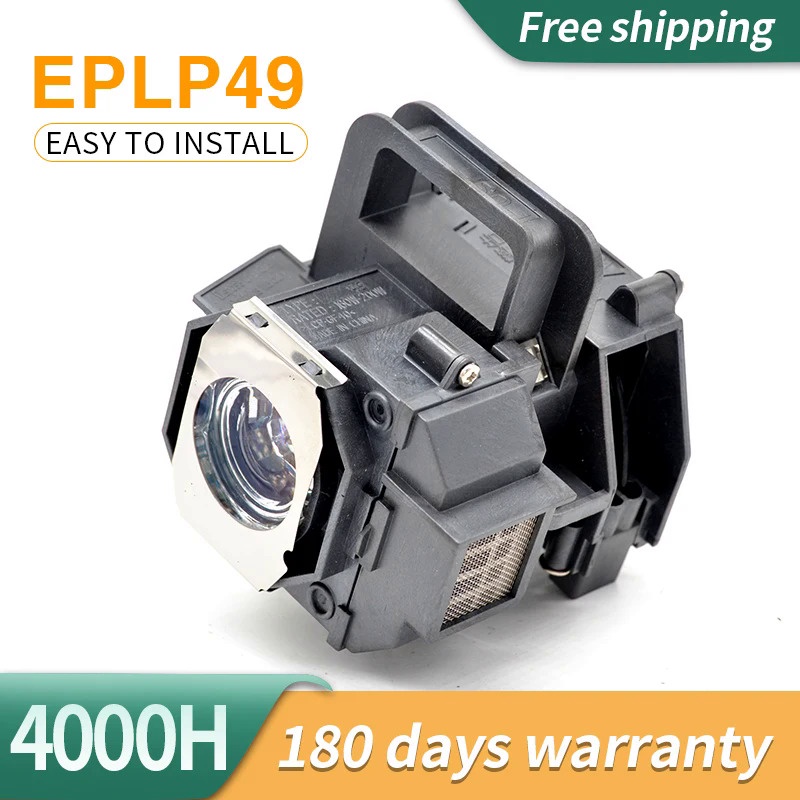 โคมไฟโปรเจคเตอร์ V13h010l49 Elplp49สำหรับ Epson PowerLite Home Cinema ...