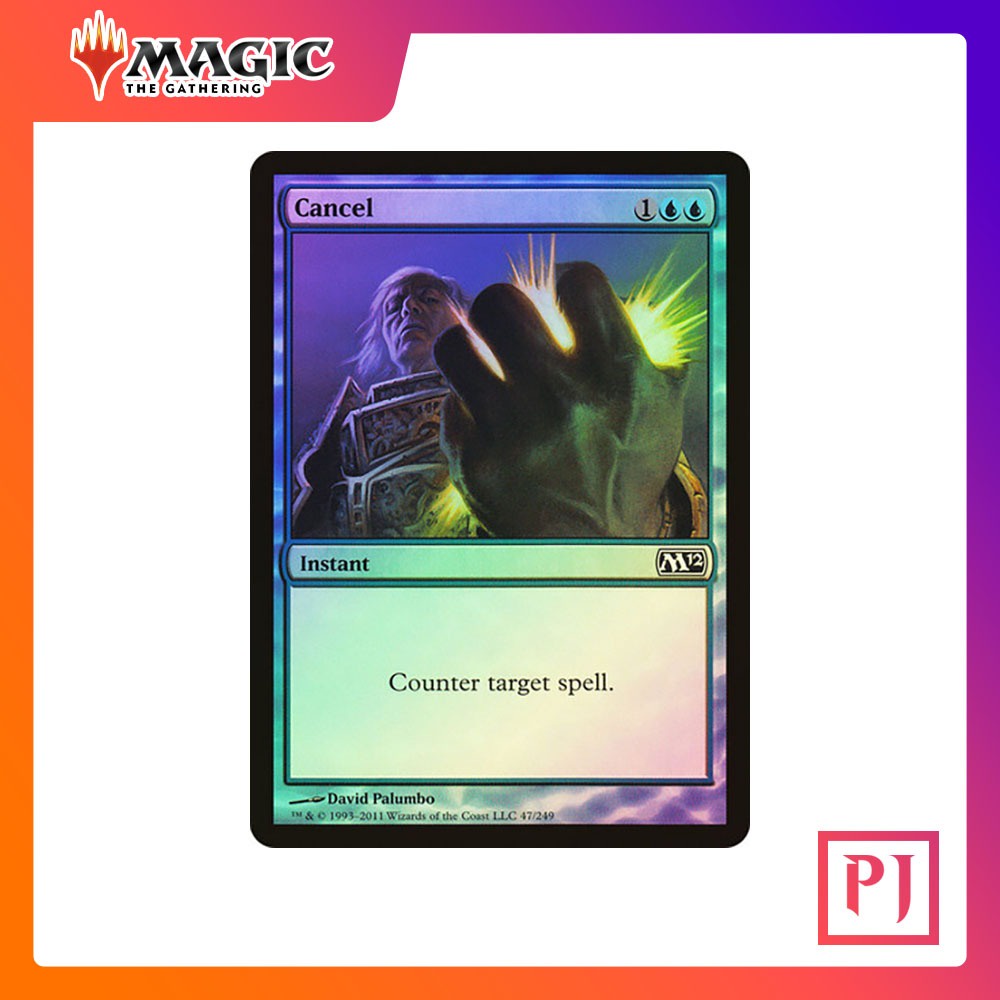 [MTG] Cancel [M12] [BLUE] [COMMON] [FOIL] [ENG] (การ์ดเมจิค / Magic the ...