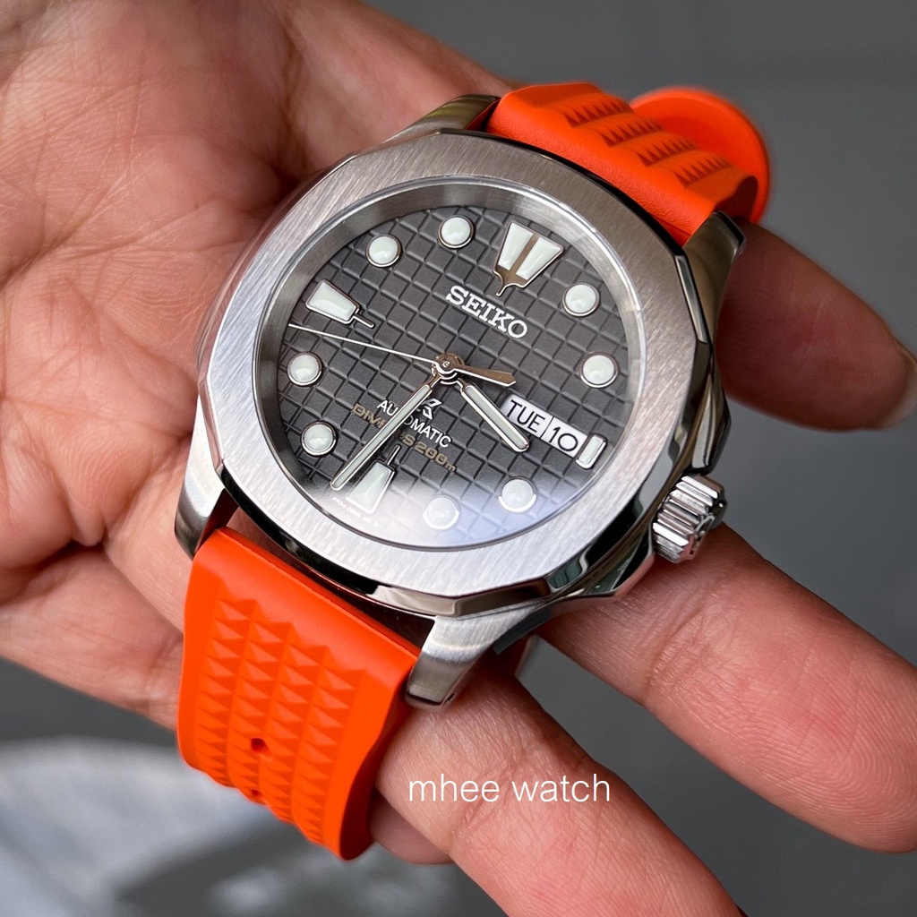 Seiko Mod Aquanaut Model Waffle Dial Very premium edition | Shopee Thailand