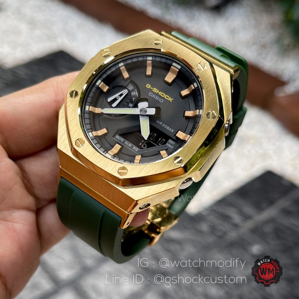 G-Shock Custom AP Style Golden Green Gen2 ของแท้ ประกัน 1 ปี | Shopee ...