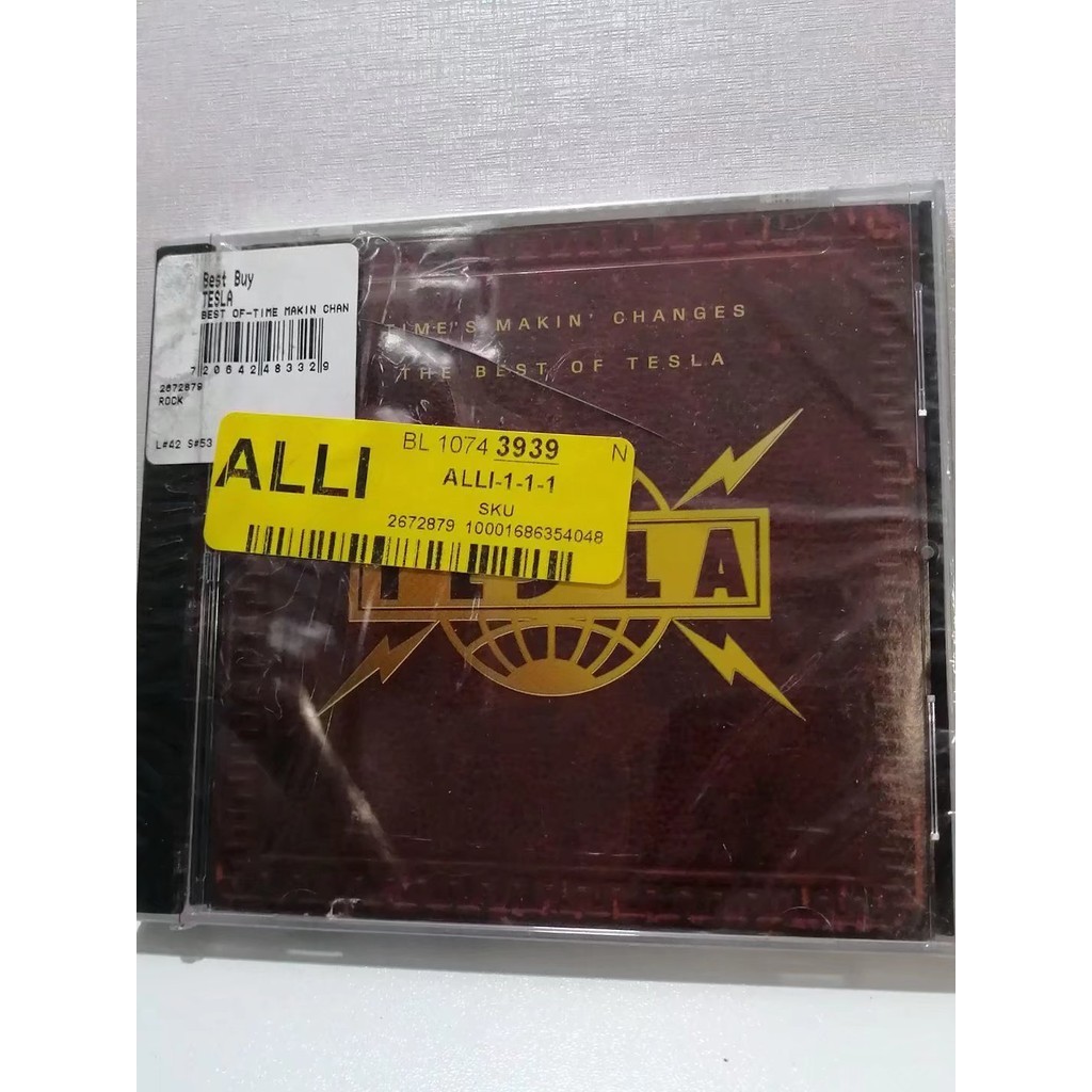 ใหม่ แผ่น CD ซีล The Best Of Tesla Time's Makin' Changes | Shopee Thailand