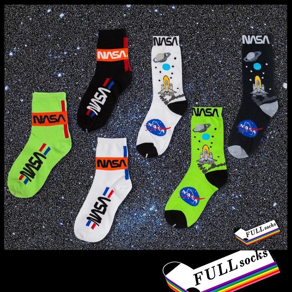 ถุงเท้า นาซ่า ขนาด Free Size NASA Socks | Shopee Thailand