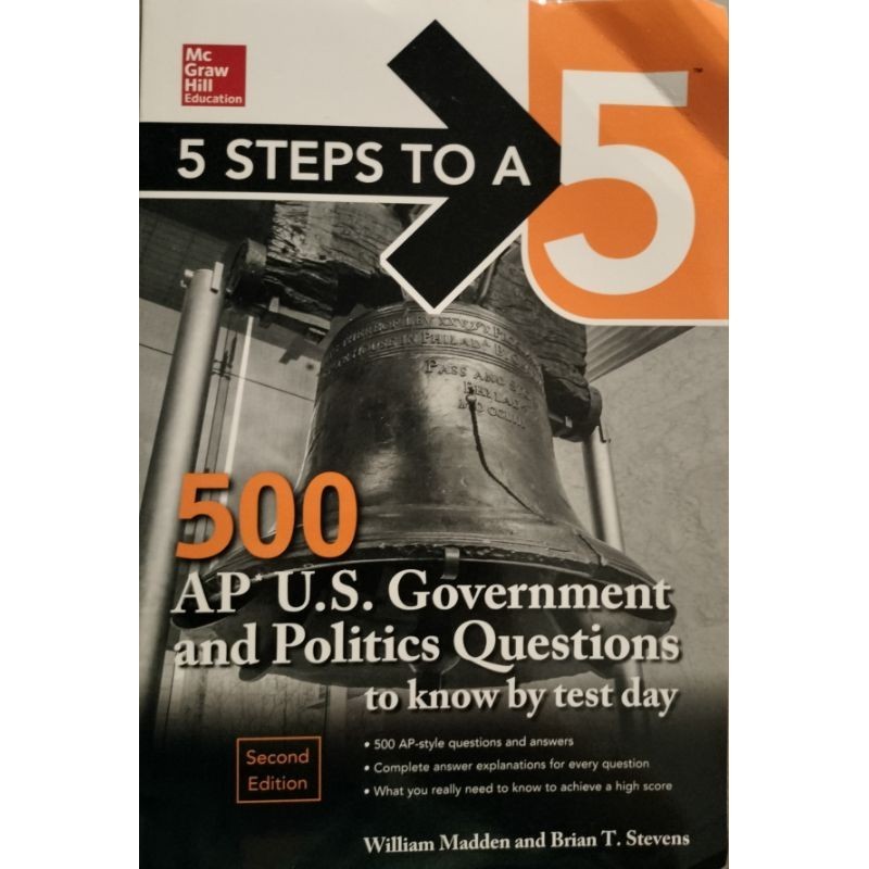 5 Steps to A 5 500 AP US Government and Politics Questions หนังสือ ...