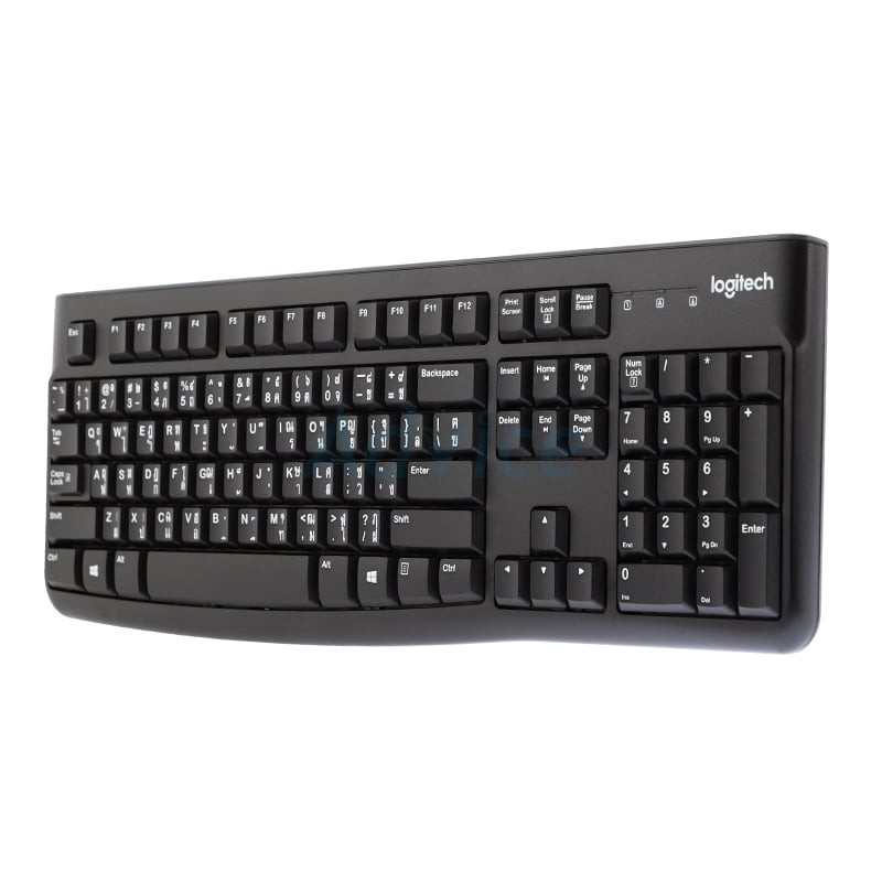 LOGITECH USB KEYBOARD (คีย์บอร์ด) K120 BLACK - A0035187 | Shopee Thailand