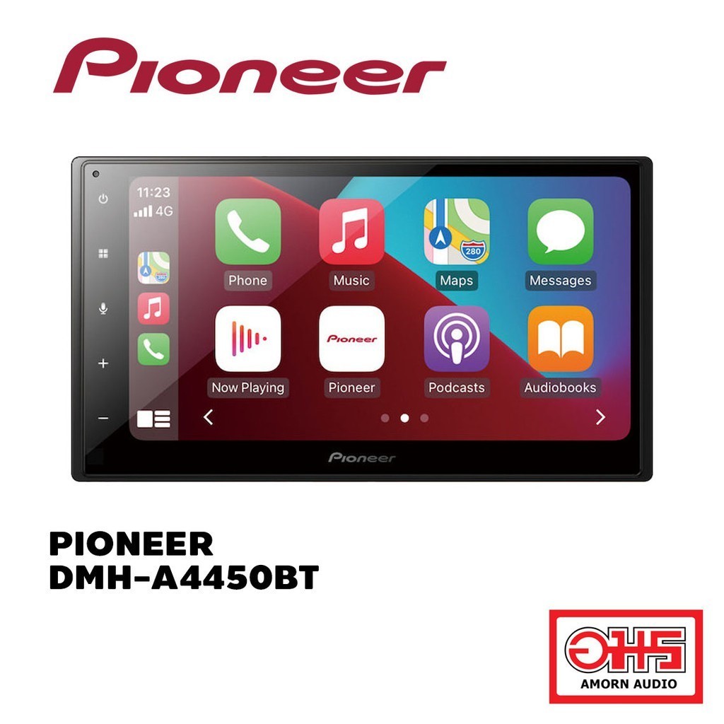 PIONEER DMH-A4450BT วิทยุรถยนต์ 2DIN จอขนาด 6.8 นิ้ว รองรับ Apple Car ...