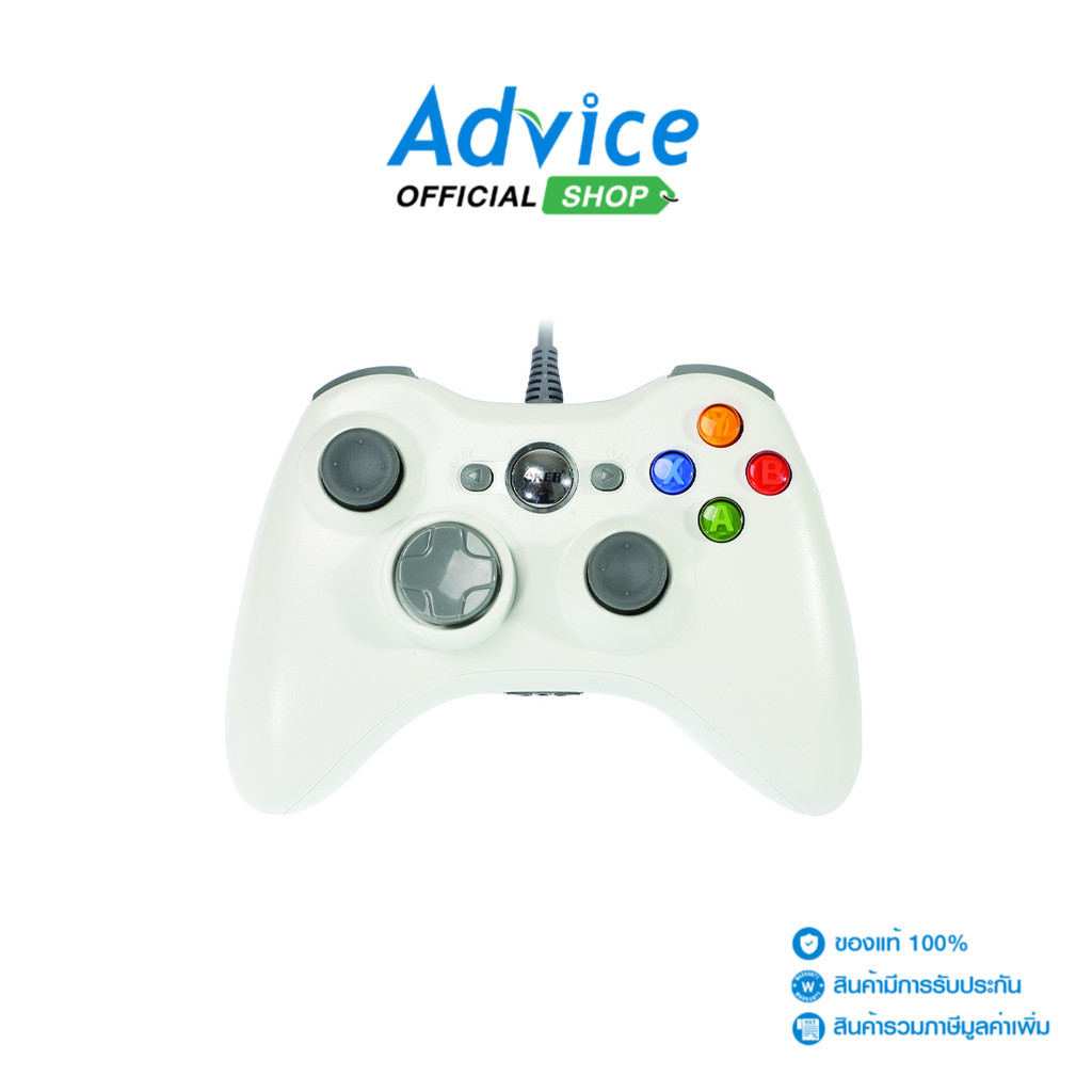 OKER Controller Analog XBOX (U-306) White - A0130952 | Shopee Thailand