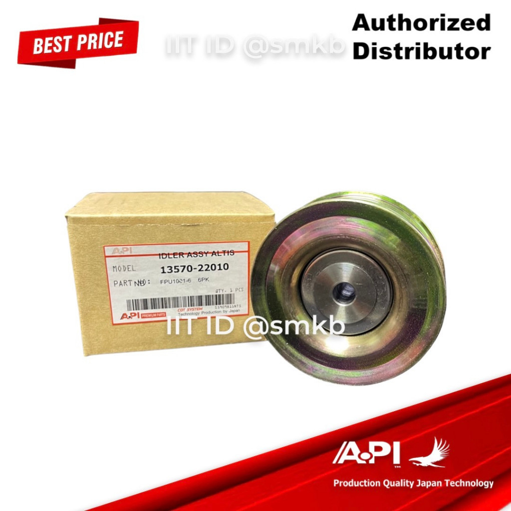 ลูกลอกสายพานไดชาร์ท ALTIS 85mm. 6ร่อง 1ZZ 2ZZ 3ZZ ZZE121-2 ZZT230-1 ...