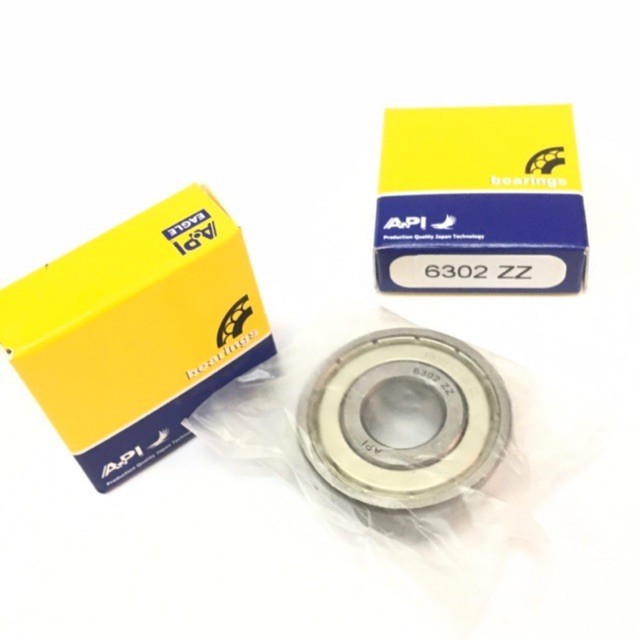 API Bearing 6302 ZZ ตลับลูกปืน เม็ดกลมร่องลึก คุณภาพเยี่ยม มาตรฐาน DGBB ...
