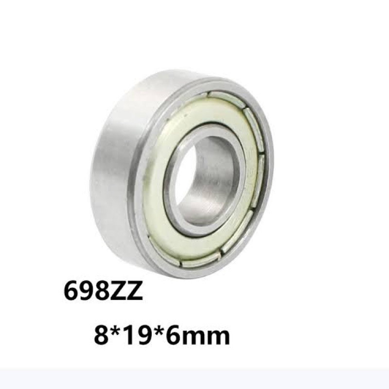 698ZZ ตลับลูกปืนเม็ดกลมร่องลึก ฝาเหล็ก 2 ข้าง 698 ZZ จำนวน 10 ชิ้น ...