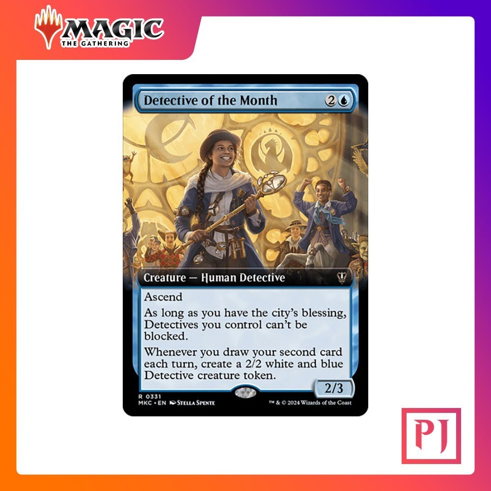 [MTG] Detective of the Month (Extended Art) [MKC] [BLUE] [RARE] [NORMAL ...