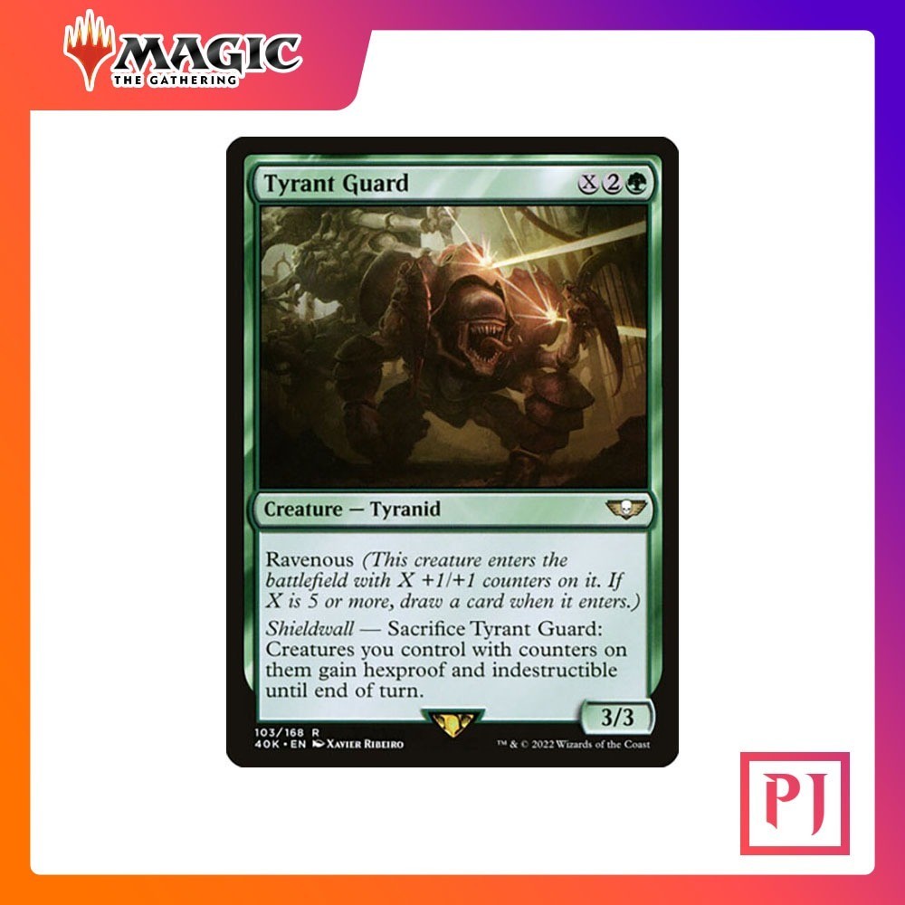 [MTG] Tyrant Guard - Warhammer [40K] [GREEN] [RARE] [NORMAL] [ENG ...