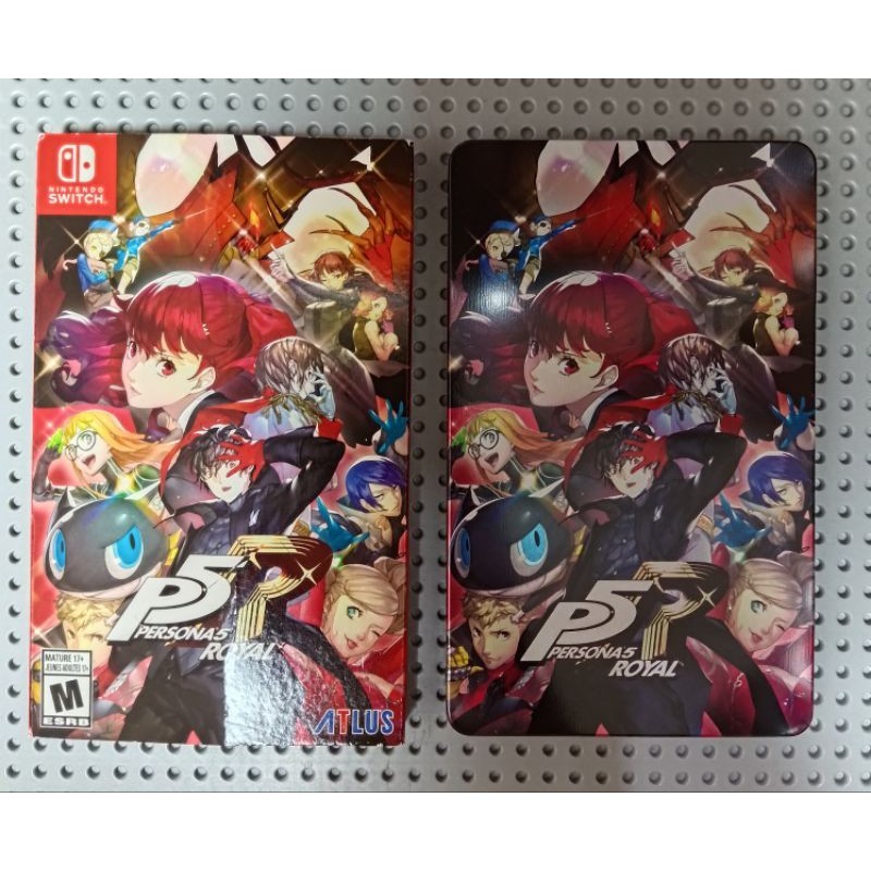 แผ่นเกม NINTENDO SWITCH (มือ2) : P5 PERSONA 5 ROYAL STEELBOOK (กล่องเหล็ก) | Shopee Thailand