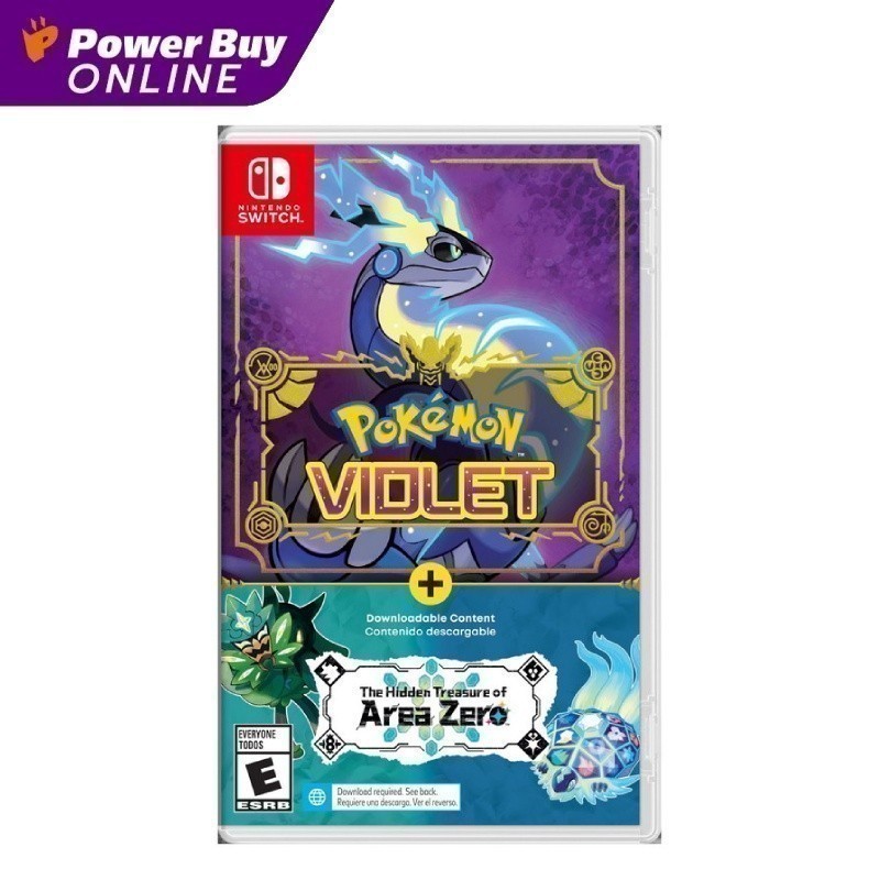 Nintendo เกม Pokemon Violet + DLC The Hidden Treasure of Area Zero ...