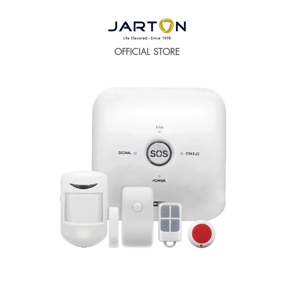 JARTON Clearance JARTON Smart Home ชุด Gateway RF433 สัญญาณกันขโมย ...