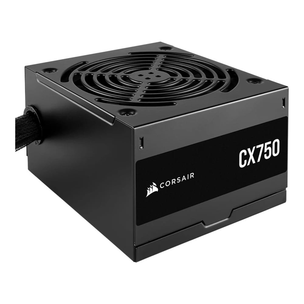 POWER SUPPLY (อุปกรณ์จ่ายไฟ) CORSAIR CX750 - 750W 80 PLUS BRONZE (BLACK) (ATX) (CP-9020279-NA ...
