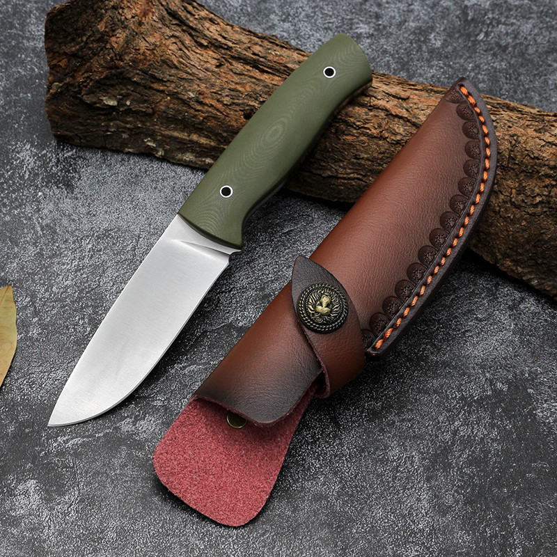 High quality G10 handle fixed 8cr13 steel blade survival outdoor ...
