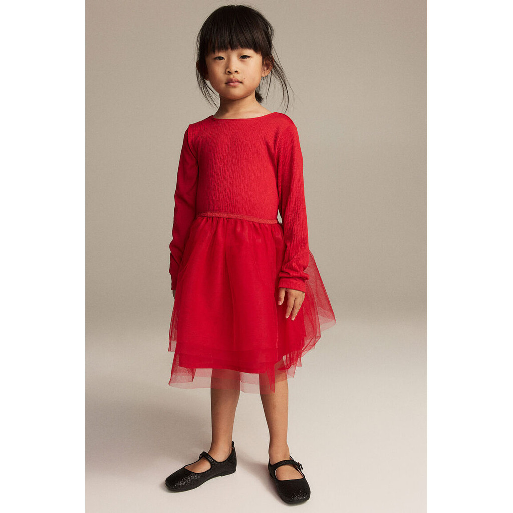 H&M Girl Tulle-skirt dress 1203238_3 | Shopee Thailand