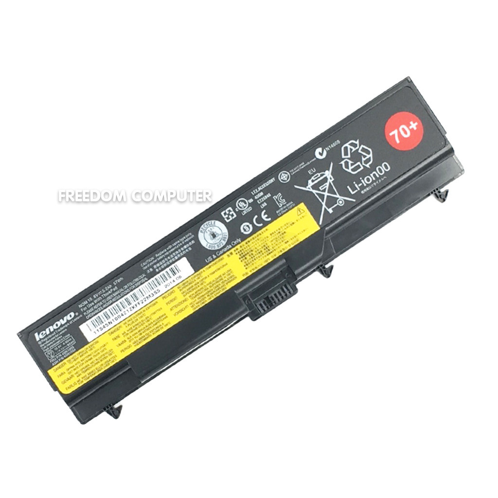 แบตเตอรี่โน๊ตบุ๊ค (แท้) FRU 45N1105 LENOVO Thinkpad T430 T530 W530 L530 ...