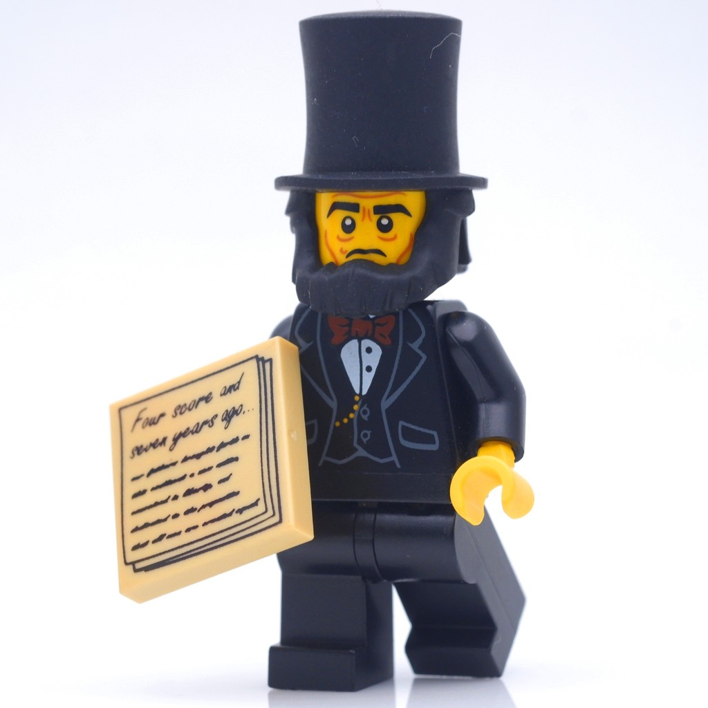 LEGO Abraham Lincoln Series The LEGO Movie -Minifigures Series | Shopee ...