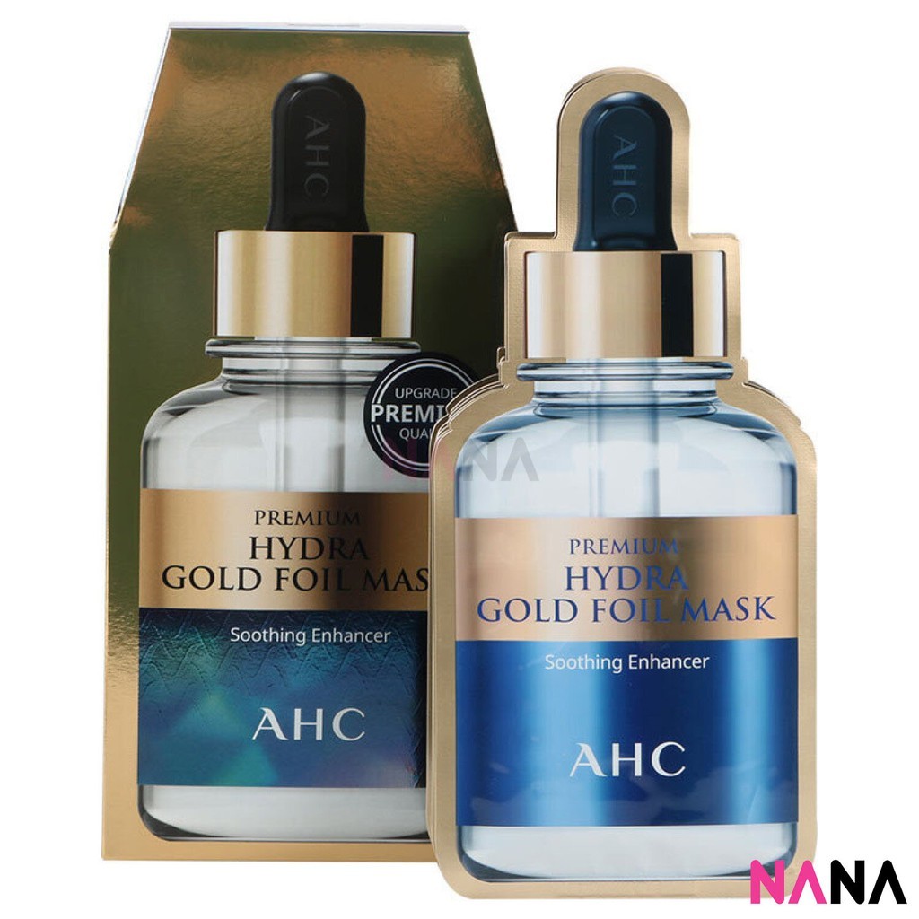 AHC Premium Hydra Gold Foil Mask (5 sheets) มาส์กหน้า พรีเมี่ยม ไฮดร้า ...
