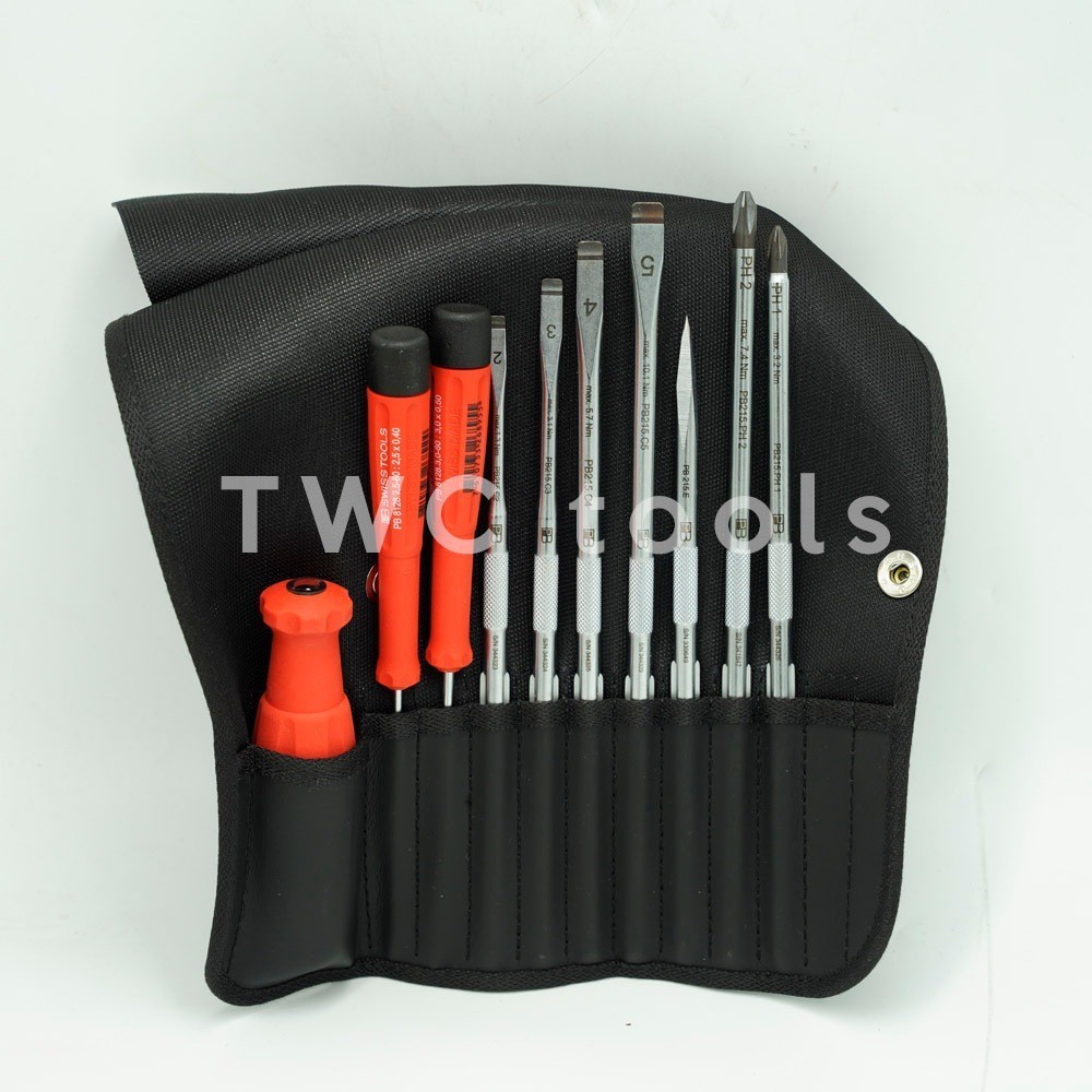 PB Swiss Tools ชุดไขควง รุ่น PB 8215L ด้ามยาง ไขควงซองหนัง 10 ตัวชุด Swiss Made PB8215 | Shopee ...