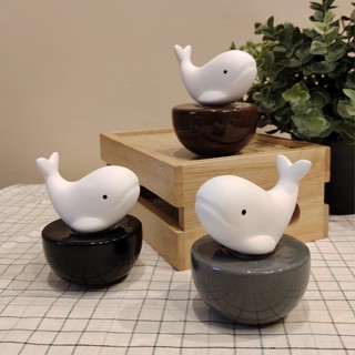 LIVELY BREEZE เครื่องหอมเซรามิกรูปวาฬ (Willy Whale Ceramic Diffuser) HAND MADE in THAILAND ...