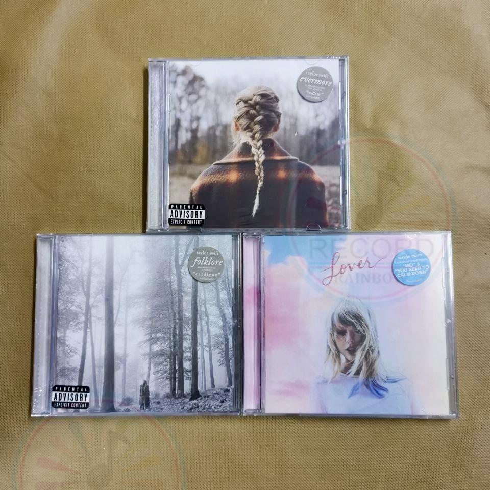 Taylor Swift - Evermore + Lover + Folklore 3CD Set Album ประกอบด้วย ...