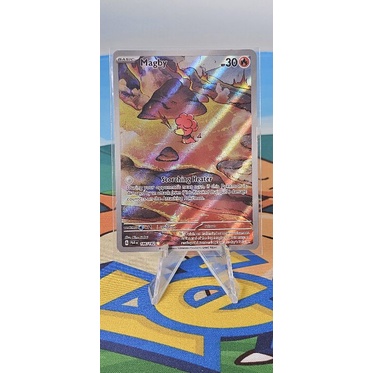 Pokemon Card "Magby AR 186/182" ENG Paradox Rift | Shopee Thailand