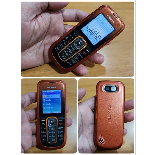 Nokia 2600C-2 สีส้ม กดได้ทุกปุ่ม ปกติ โทรออก/รับสาย (ทดสอบกับ Sim Ais) เหมาะสำหรับสะสม หรือใช้ ...