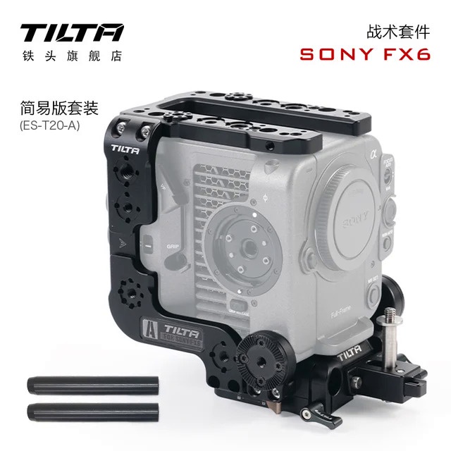 TILTA สำหรับ Sony FX6 Camera Cage Basic Advanced Vertical Mountin Kit Cinema Rig Power Supply ...