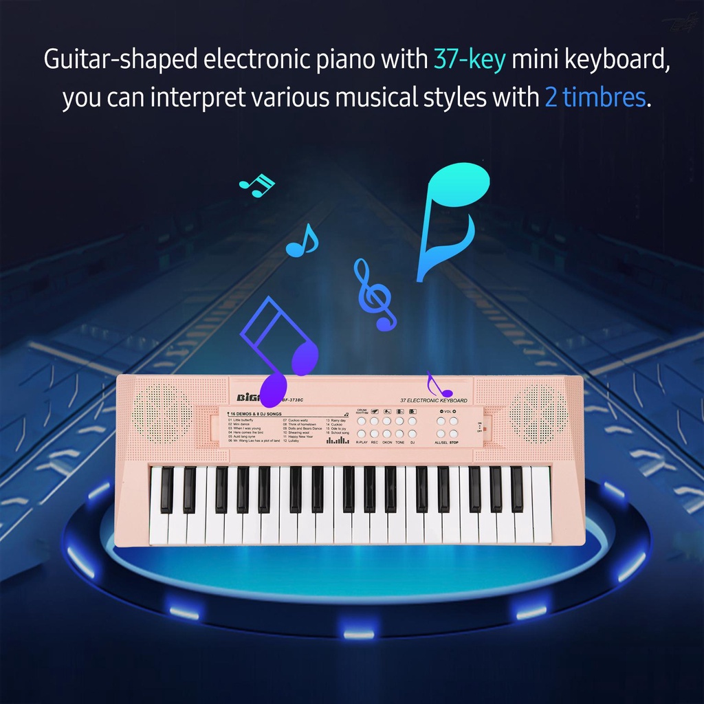 Electronic Piano with Mini Keyboard 37-Key Electronic Keyboard Piano ...